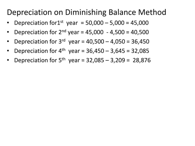 Depreciation | PPTX | Stocks and Bonds | Personal Investing