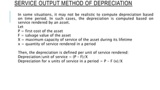 Depreciation and its types | PPTX