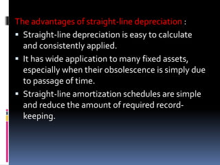 Depreciation and its types | PPTX