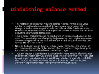 Depreciation and its types | PPTX