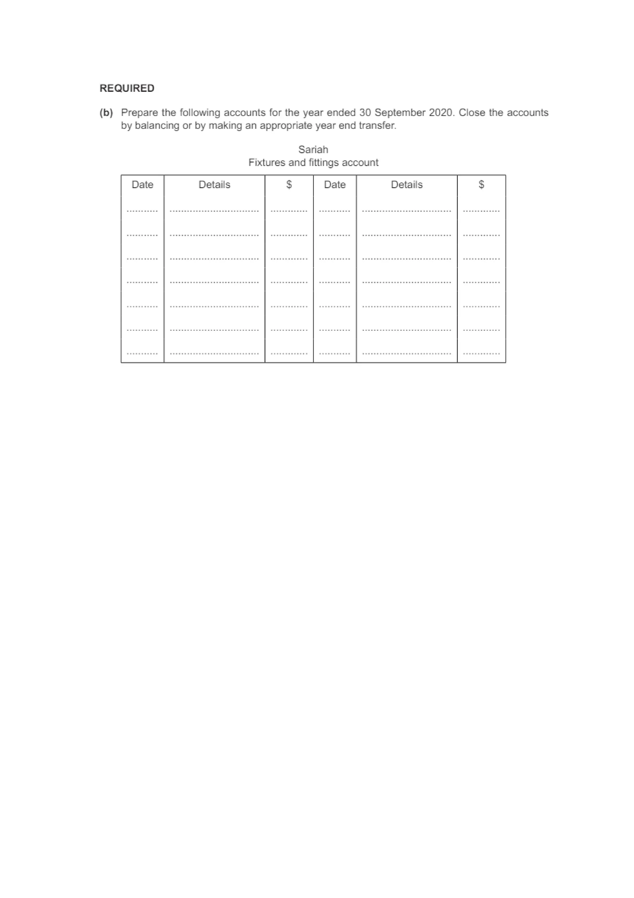 Depreciation Igcse Accounting Practice Questions Pdf Business