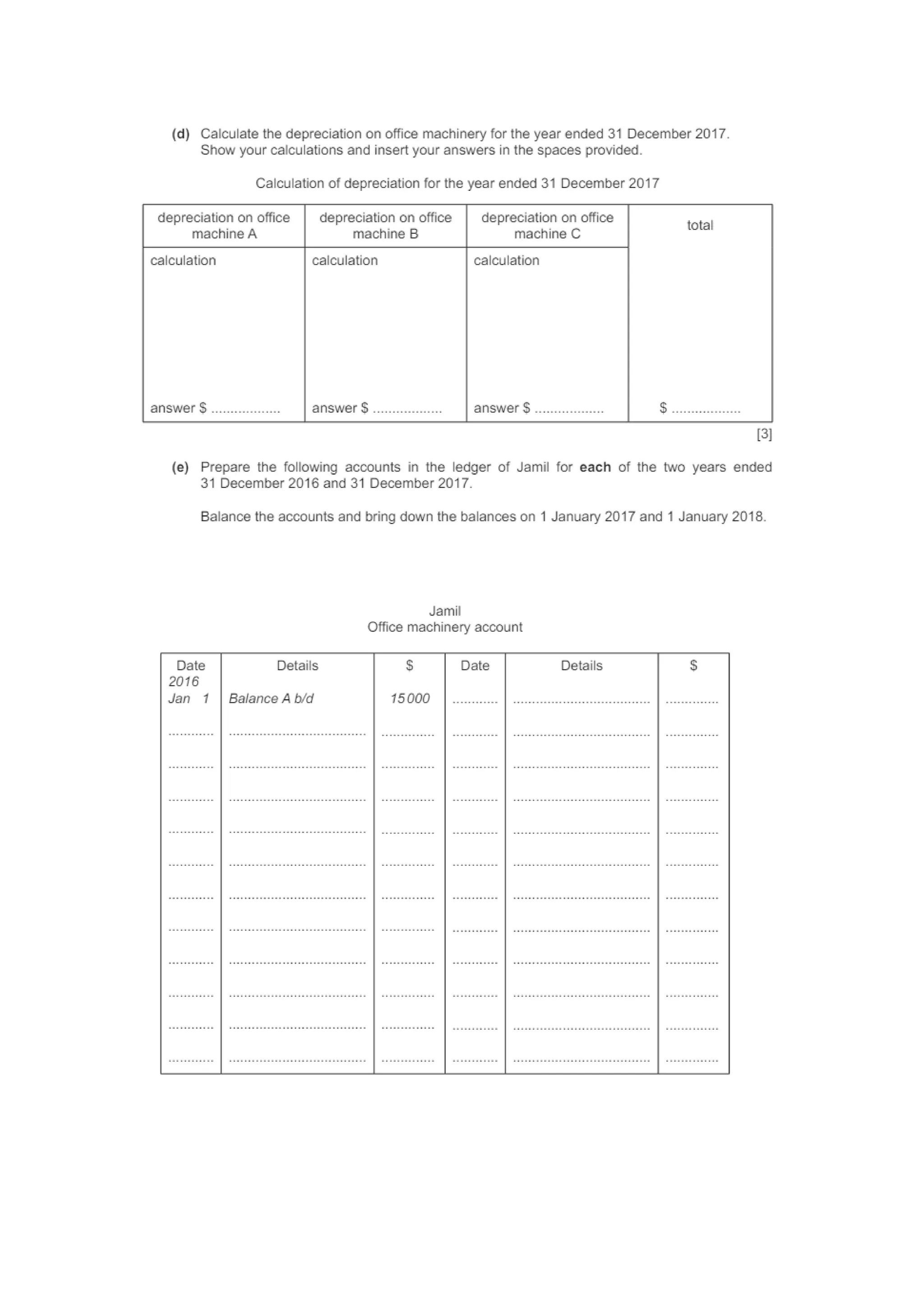 DEPRECIATION IGCSE ACCOUNTING PRACTICE QUESTIONS .pdf
