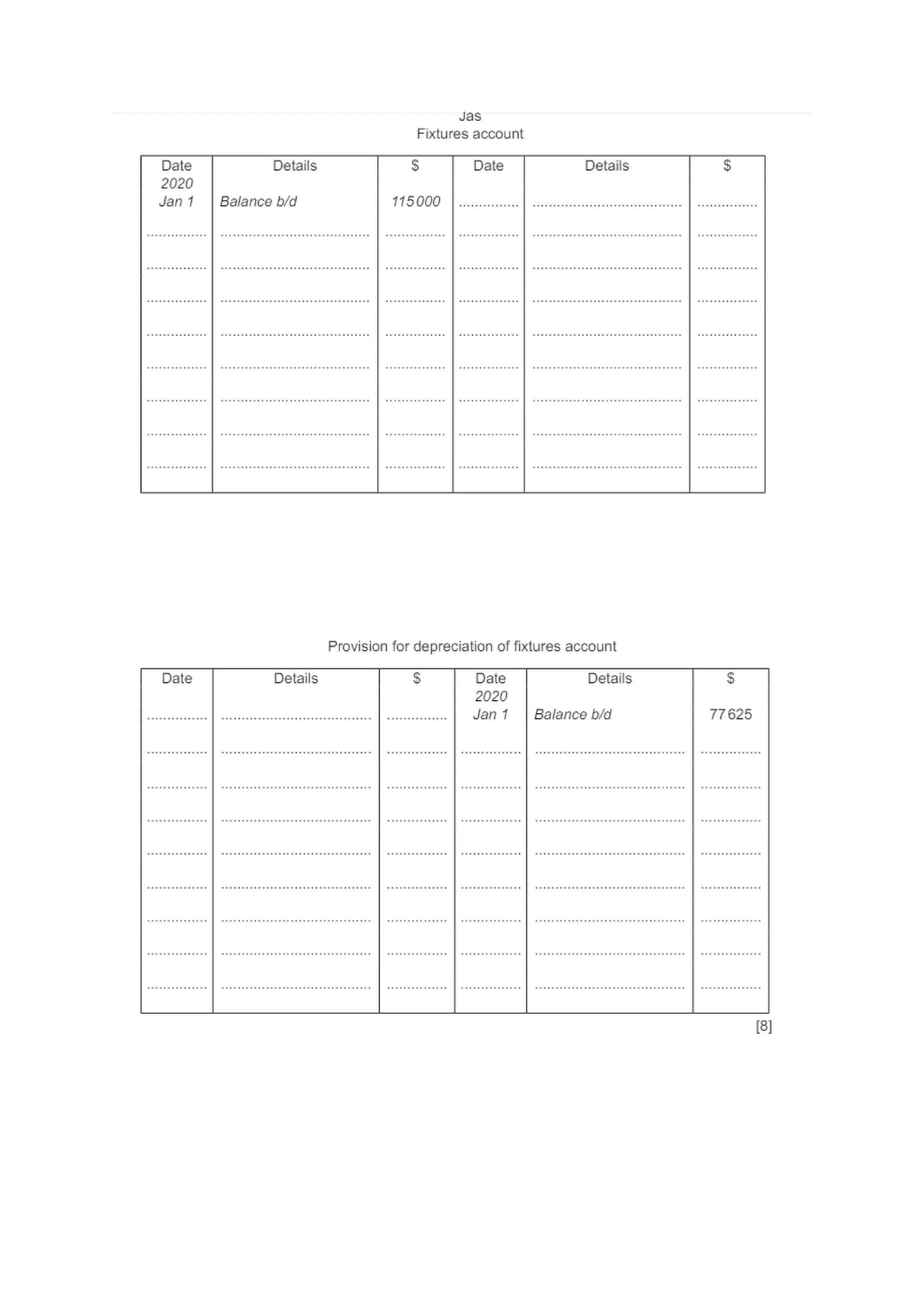 Depreciation Igcse Accounting Practice Questions Pdf Business