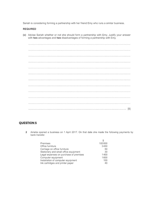 Depreciation Igcse Accounting Practice Questions Pdf Business