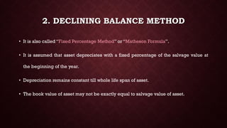 Depreciation methods | PDF