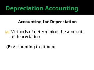 Module 1.5 Depreciation Accounting and AS | PPTX