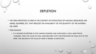 Depreciation and other similar terms | PPT