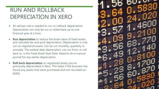 Depreciation in xero | PPTX