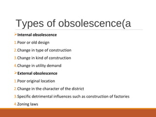 Depreciation & obsolescence | PPT | Business Accounting & Finance ...