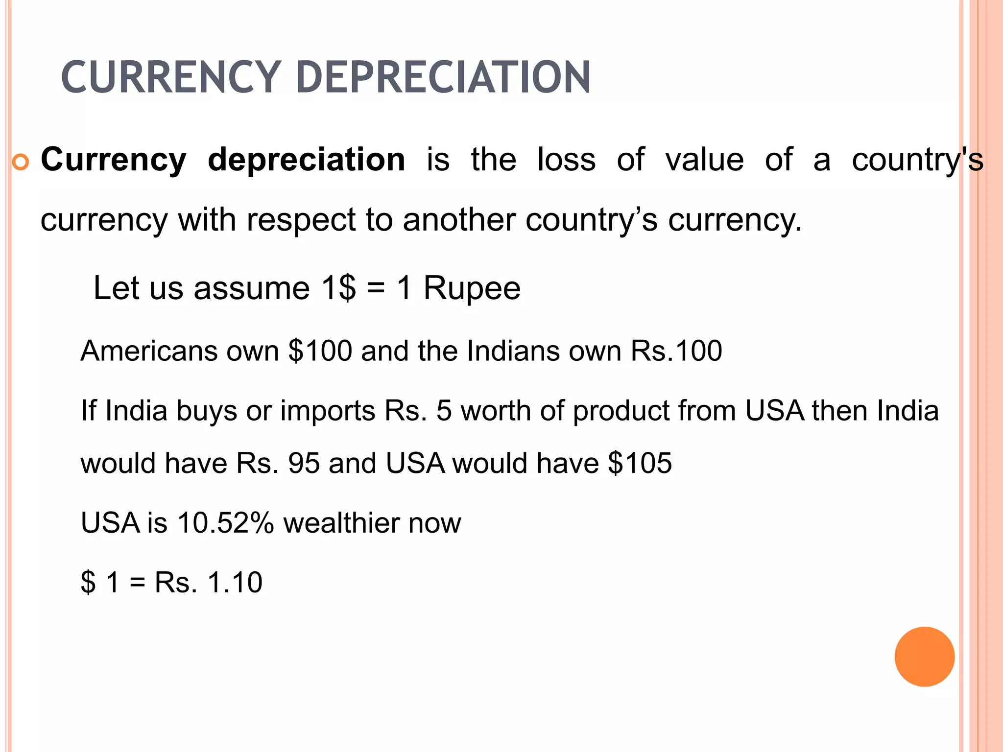 Depreciation of rupee | PPT