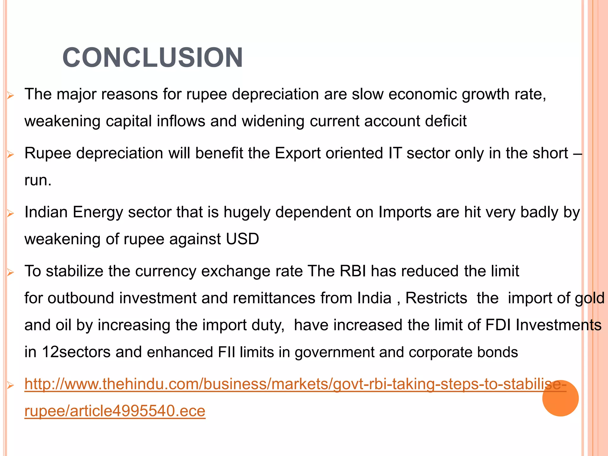 Depreciation of rupee | PPT