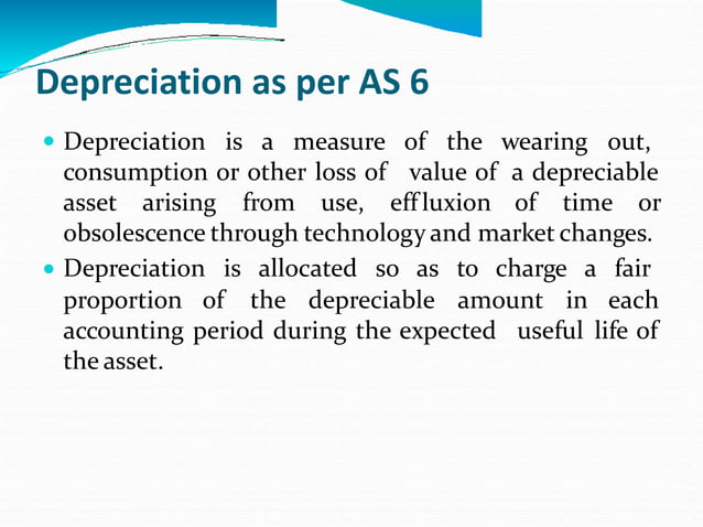 Depreciation allowance as per Indian Income Tax Act PPT.pptx | Business ...