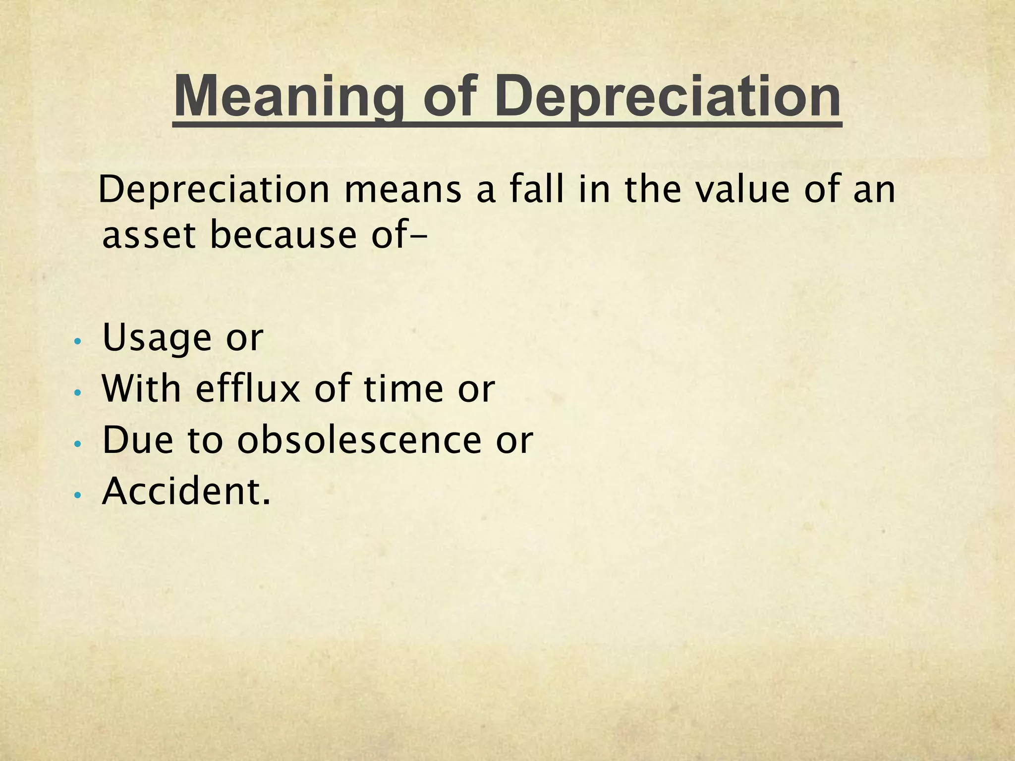 Depreciation, provisions and reserves | PPTX
