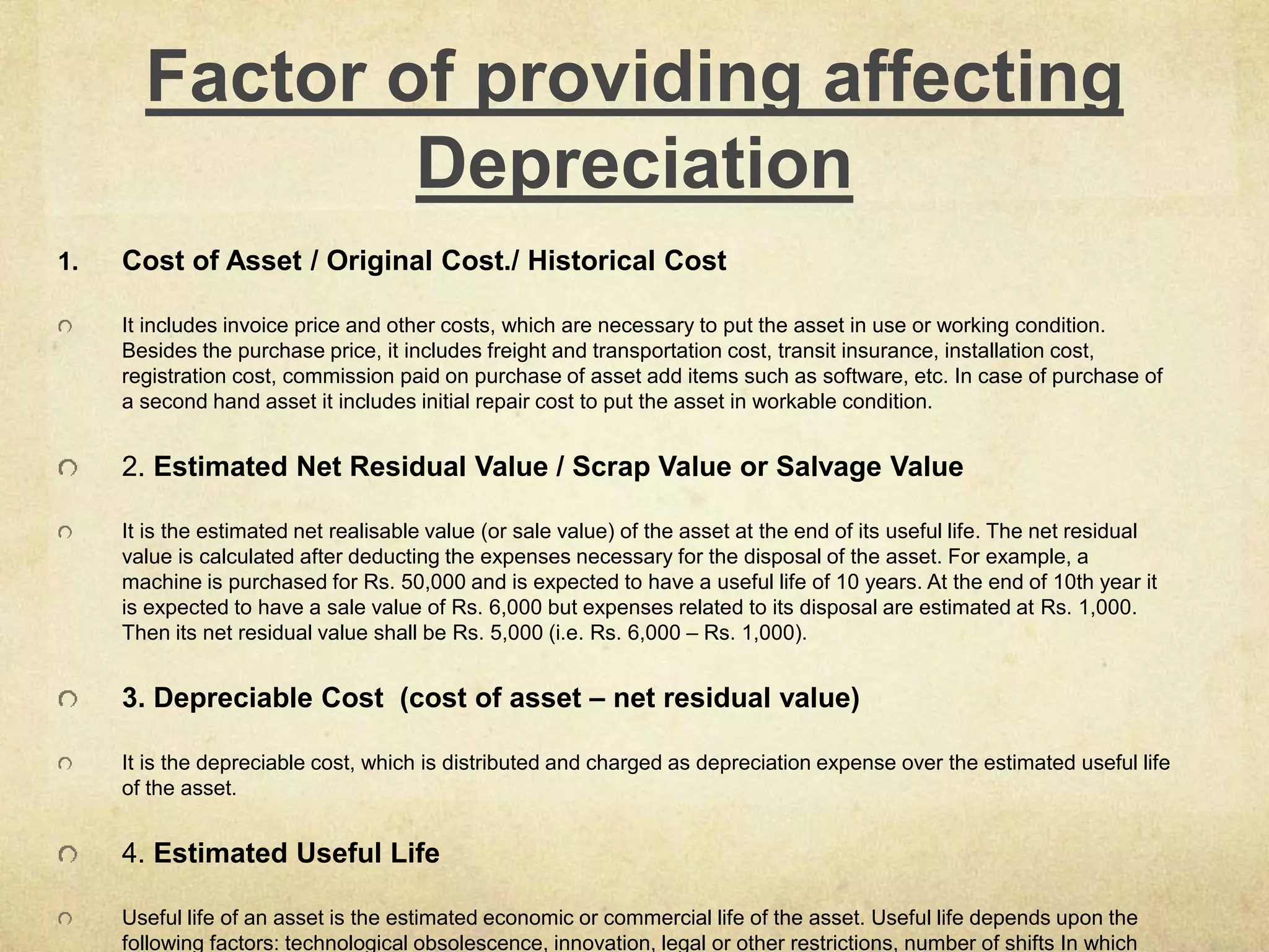 Depreciation, provisions and reserves | PPTX