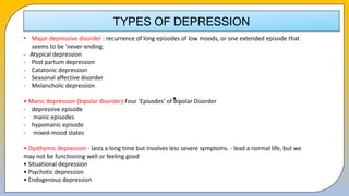 Depression and schizophrenia | PPTX