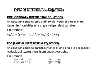 APPLICATIONS OF DIFFERENTIAL EQUATIONS-ZBJ | PPTX
