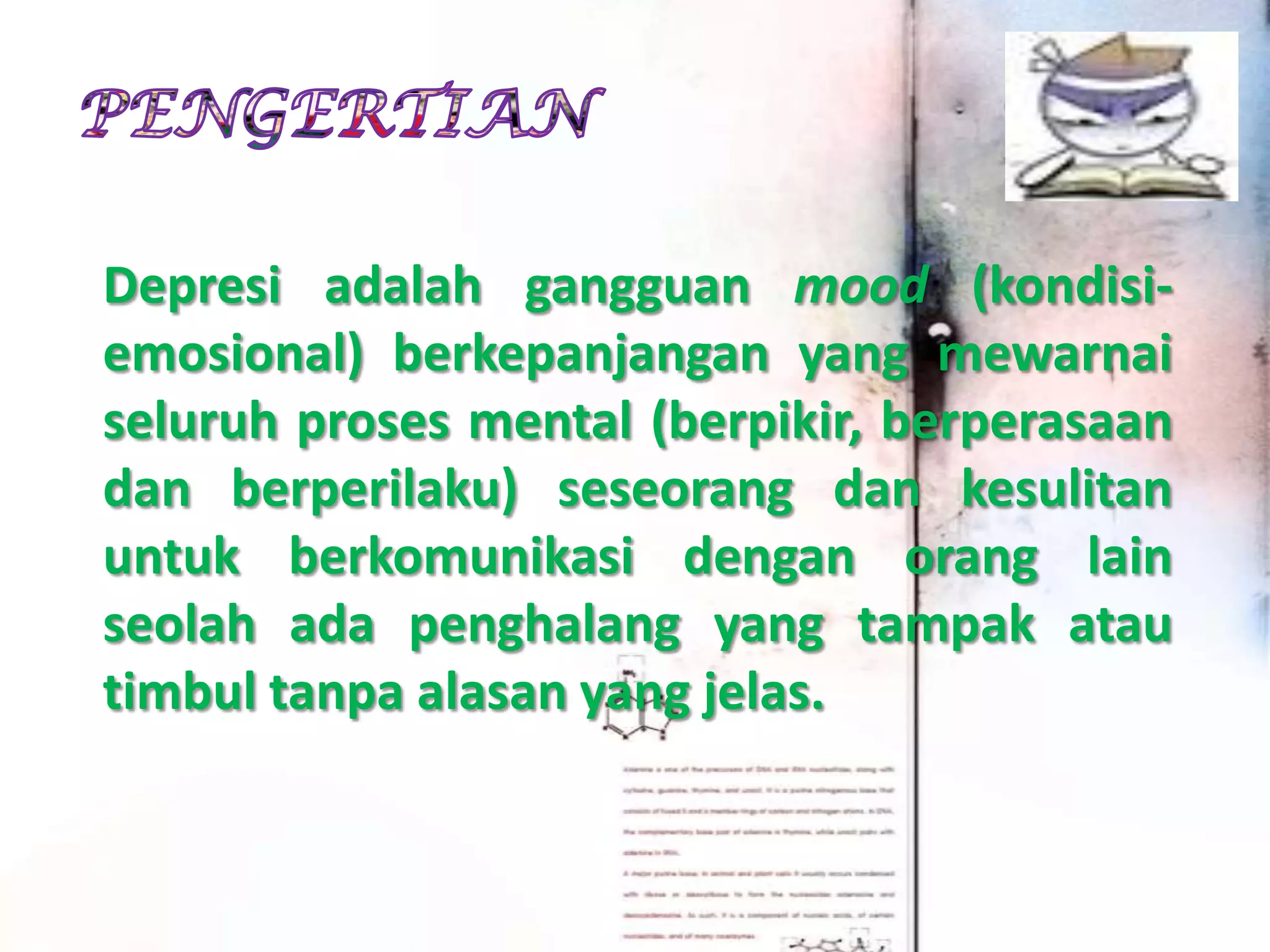 ppt psikologi Depresi | PPTX