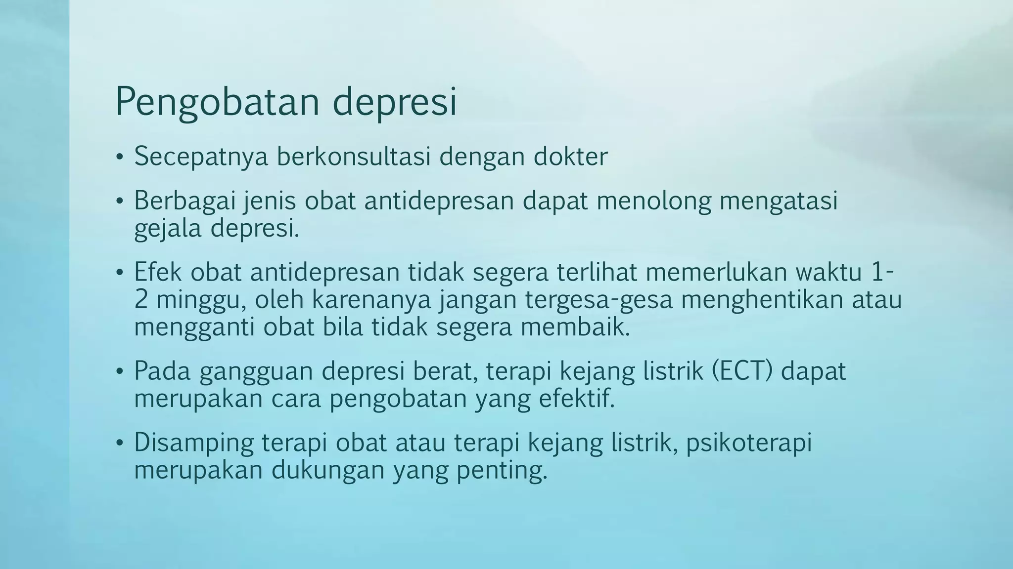 Depresi: apa yang anda ketahui | PPT