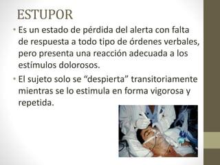 Depresion del estado de conciencia | PPTX
