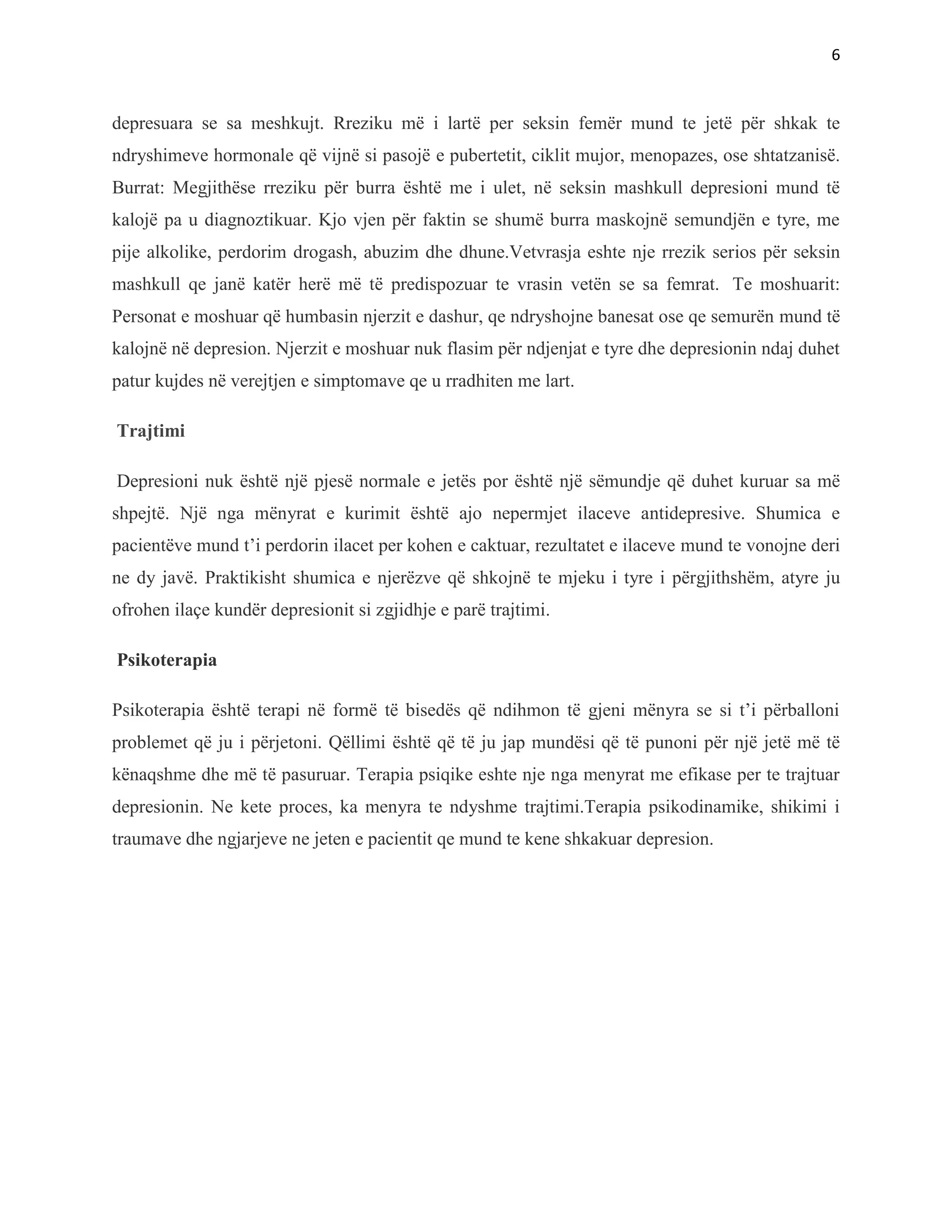 Depresioni psikiatri | DOCX