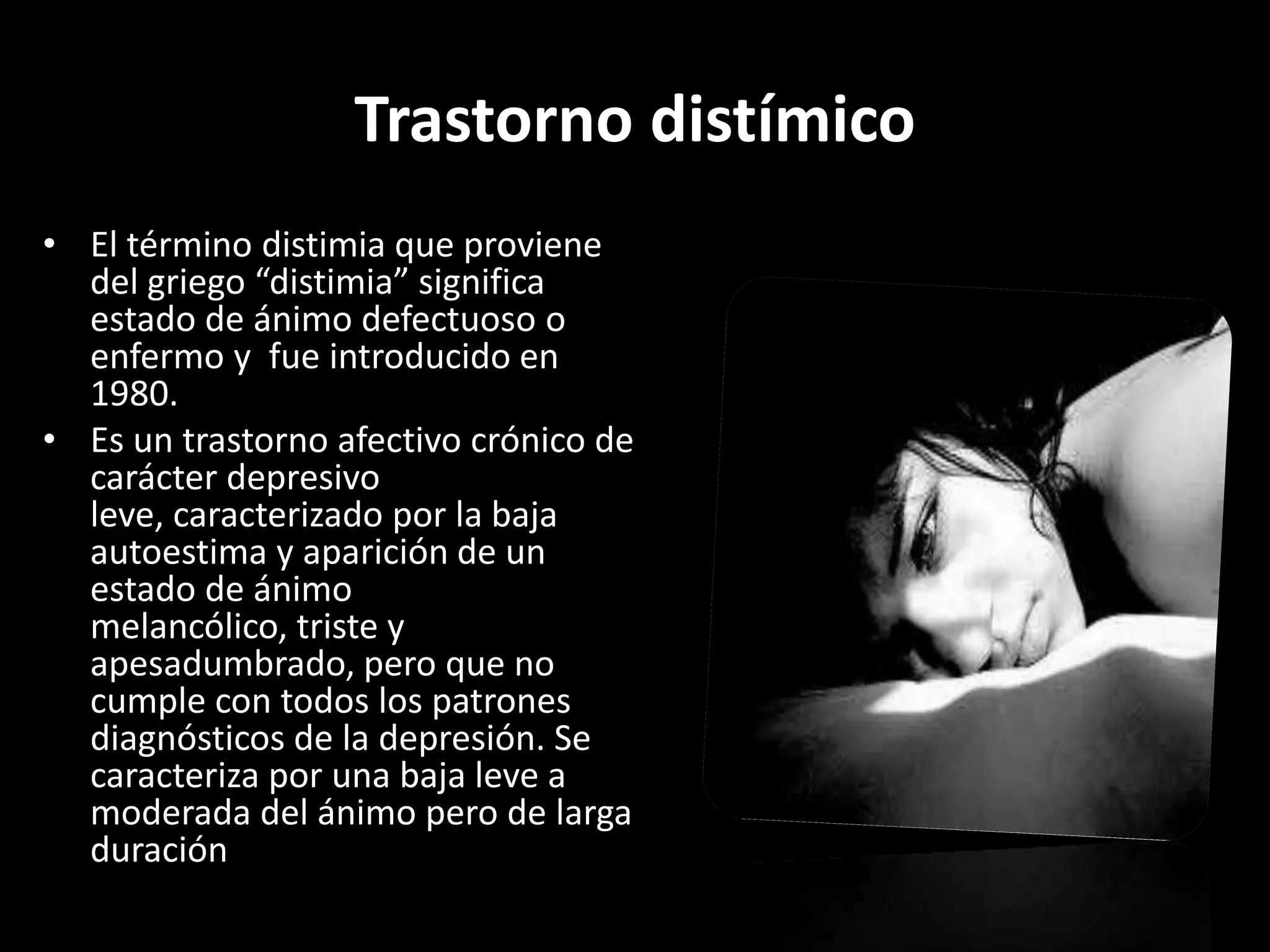 Depresion y distimia | PPT