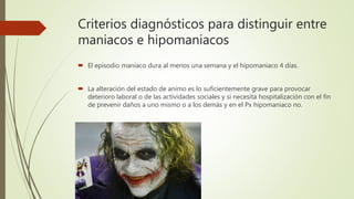 Depresion y trastorno bipolar | PPTX