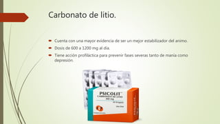 Depresion y trastorno bipolar | PPTX