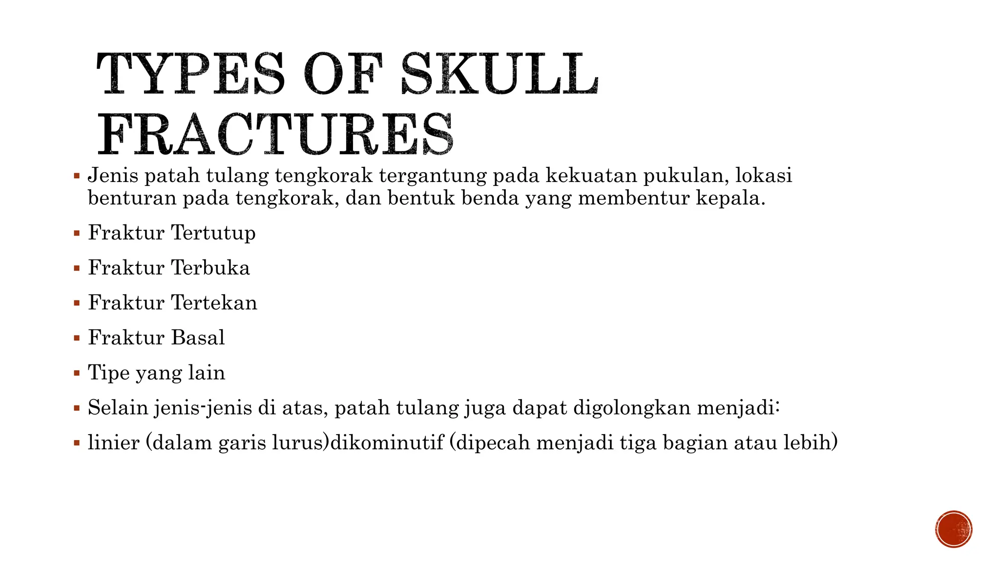Depressed Fracture of the skull in trauma.pptx