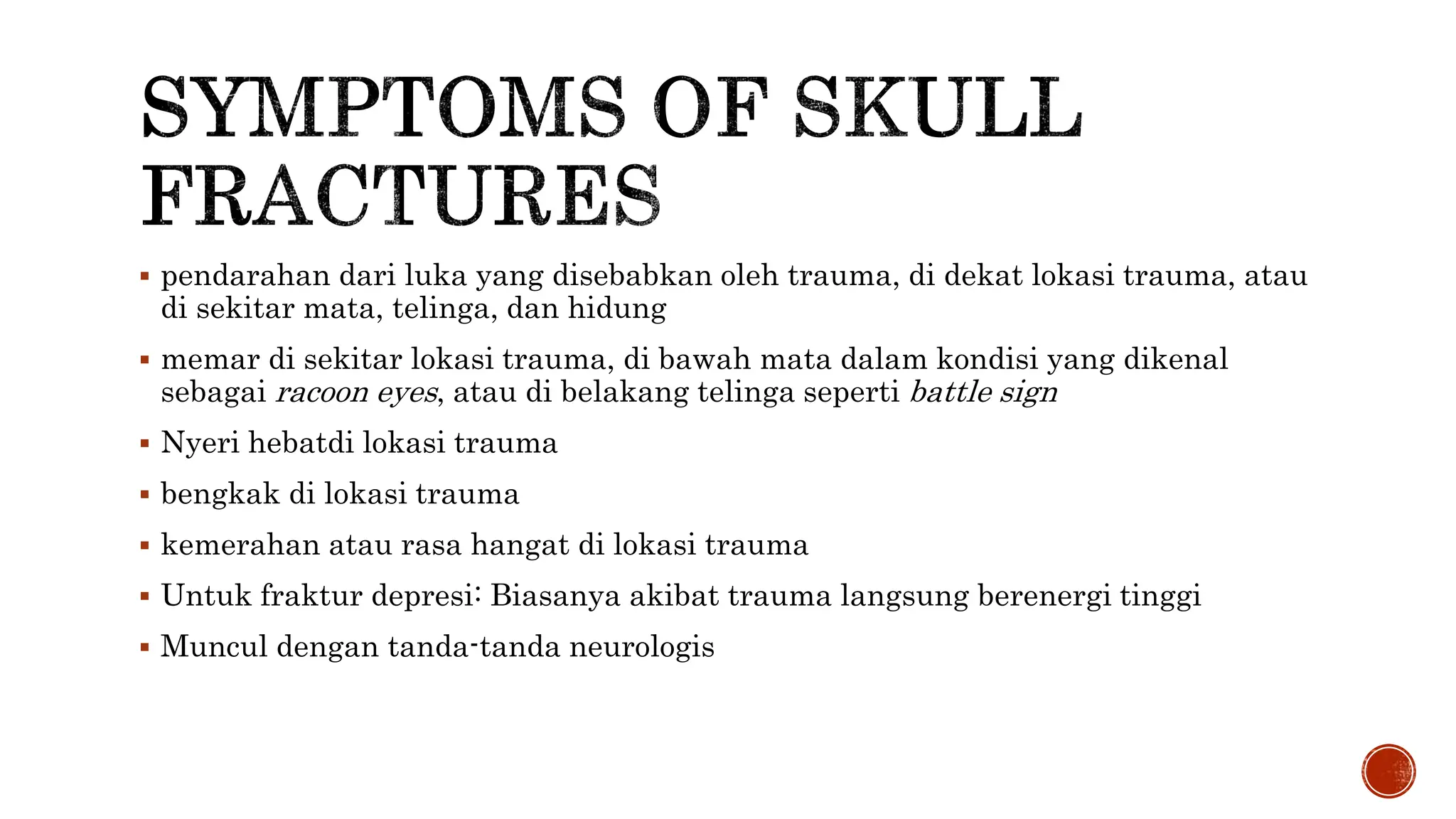 Depressed Fracture of the skull in trauma.pptx