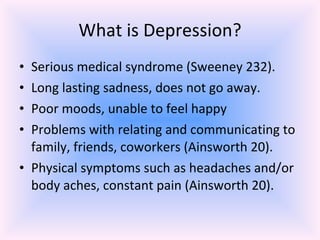 Depression | PPT