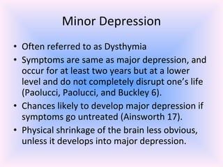 Depression | PPT