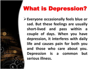 Depression | PPTX