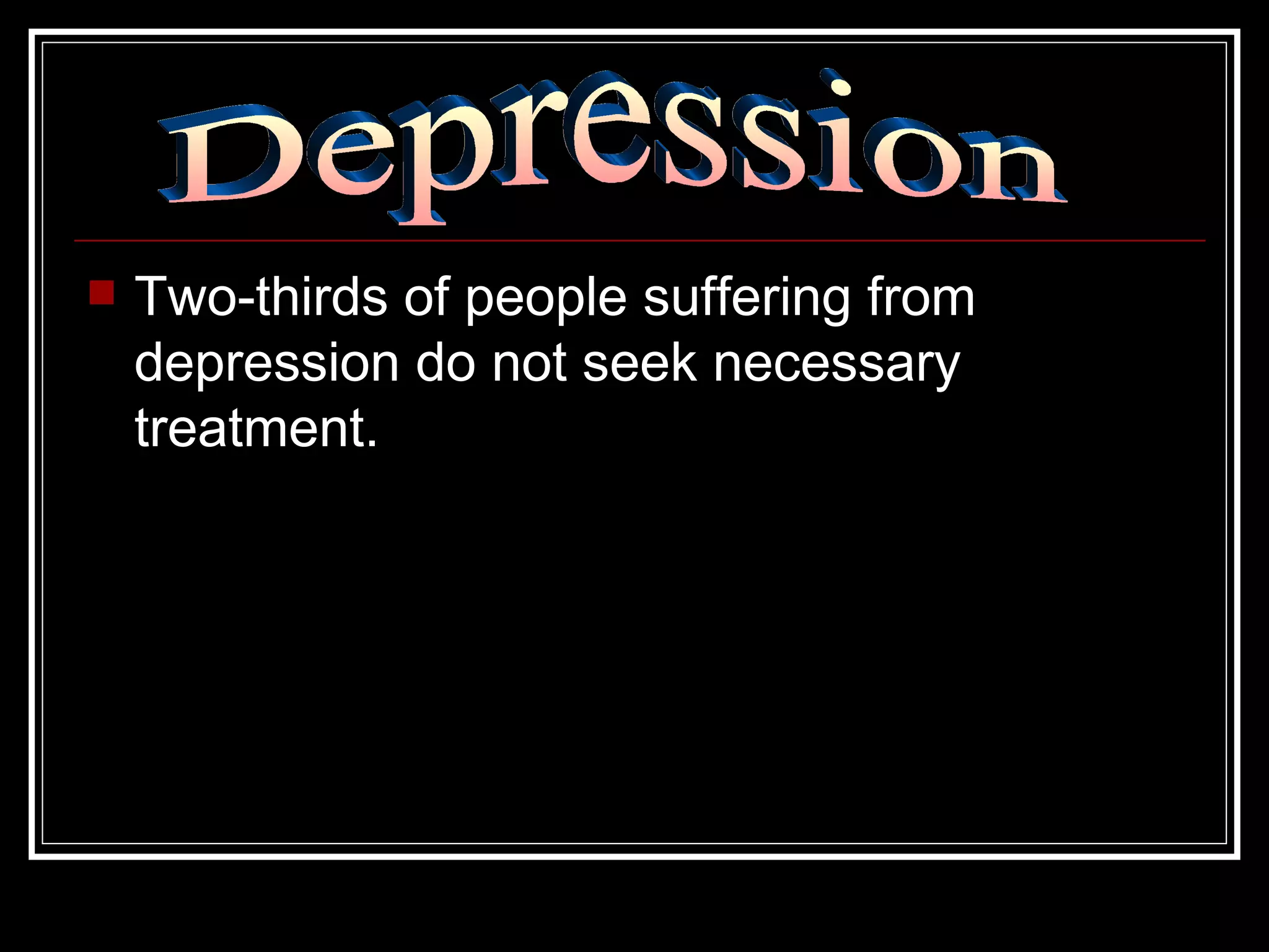 Depression | PPT | Mental Health | Diseases and Conditions