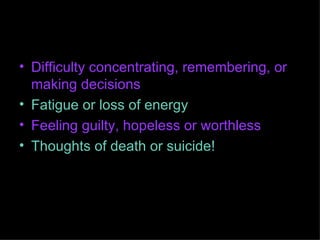 DepressionSlideShow | PPT