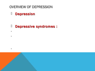 Depression | PPT