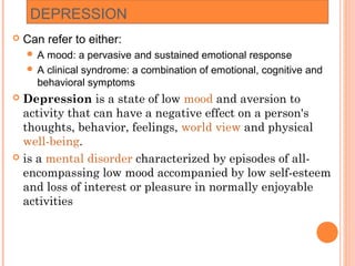 Depression | PPT