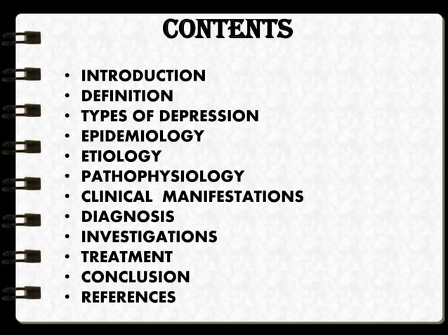 Depression | PPTX | Mental Health | Diseases and Conditions