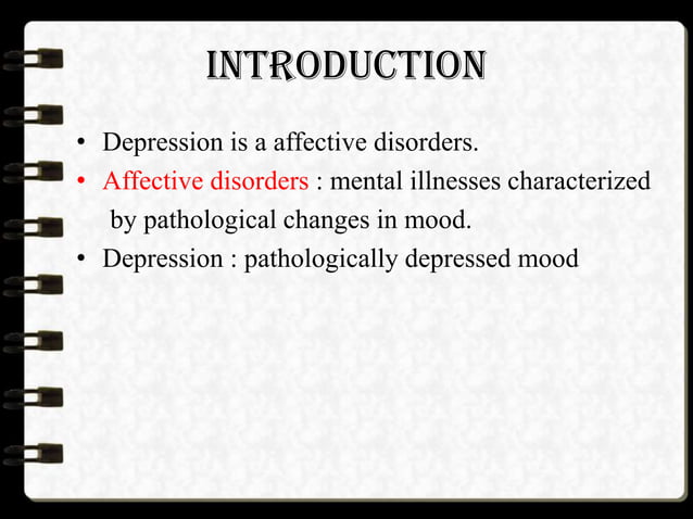 Depression | PPTX | Mental Health | Diseases and Conditions