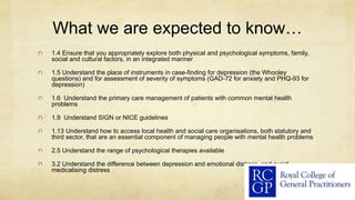 Depression in Primary Care | PPTX