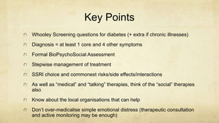 Depression in Primary Care | PPTX