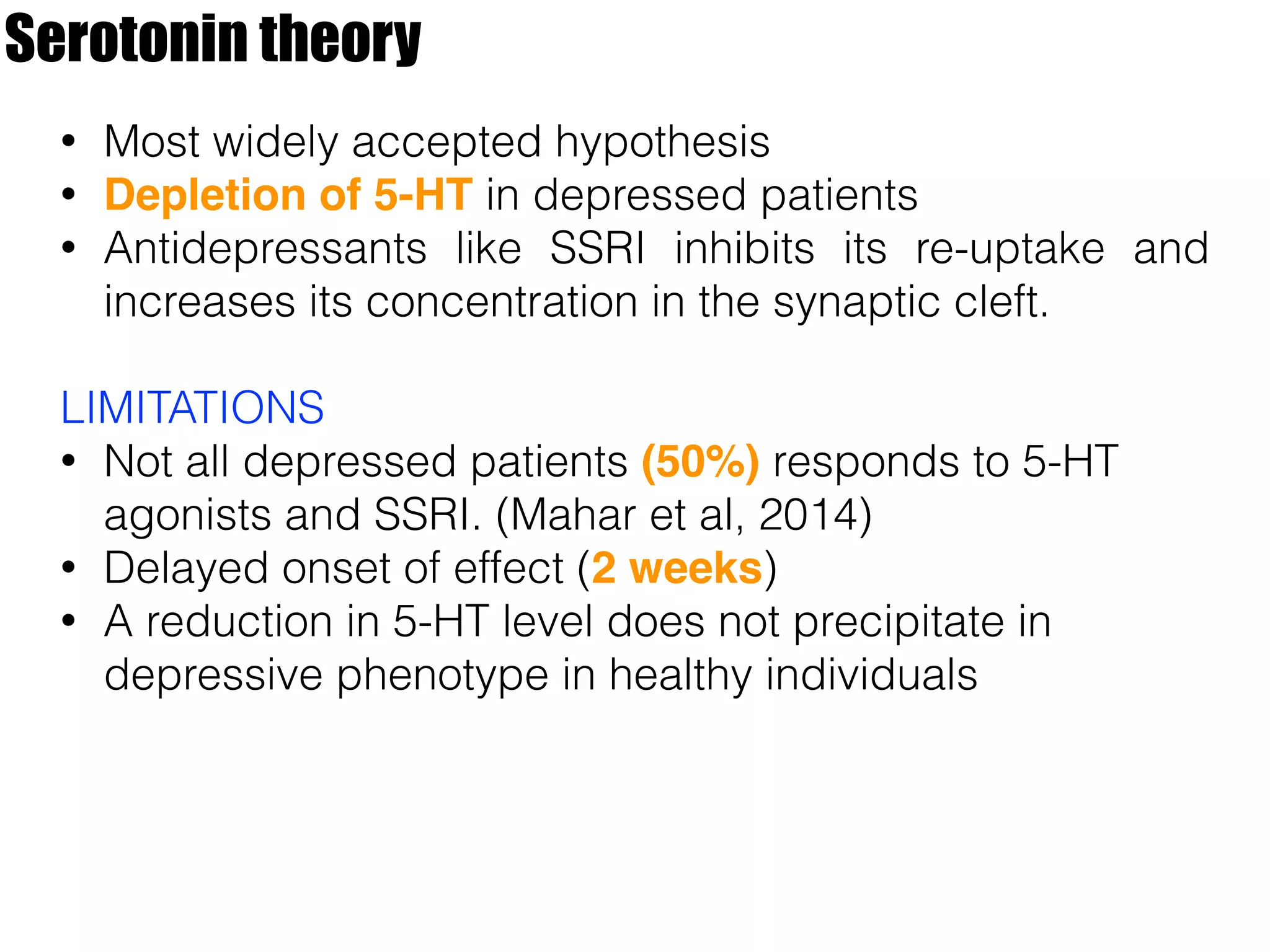 Molecular mechanism underlying Depression: The relationship between ...