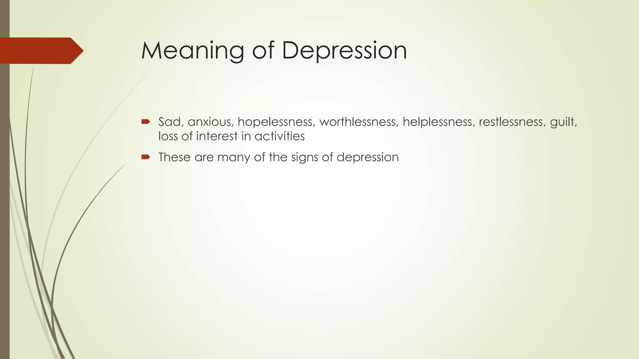 Depression | PPTX | Mental Health | Diseases and Conditions