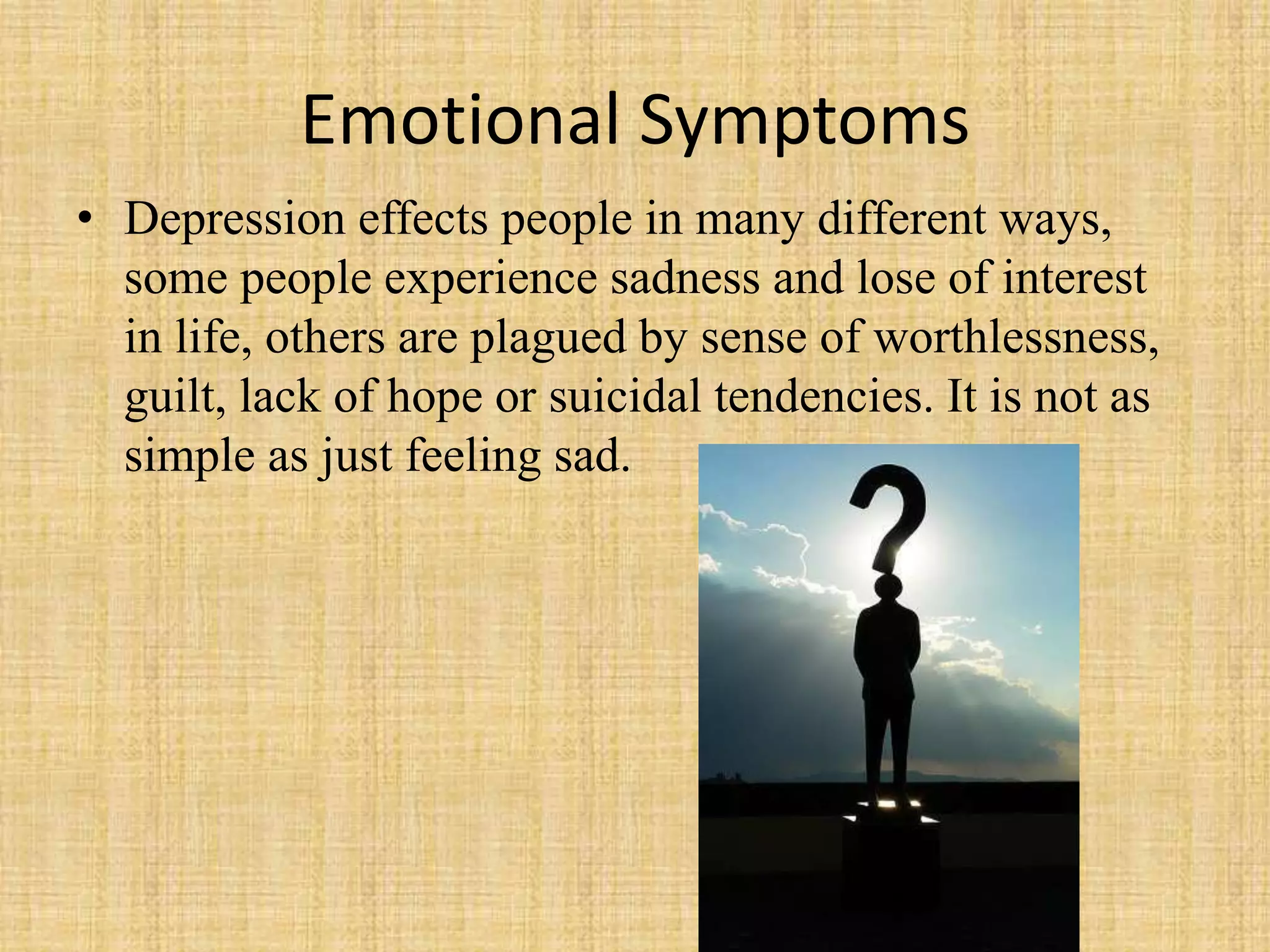 Depression | PPTX
