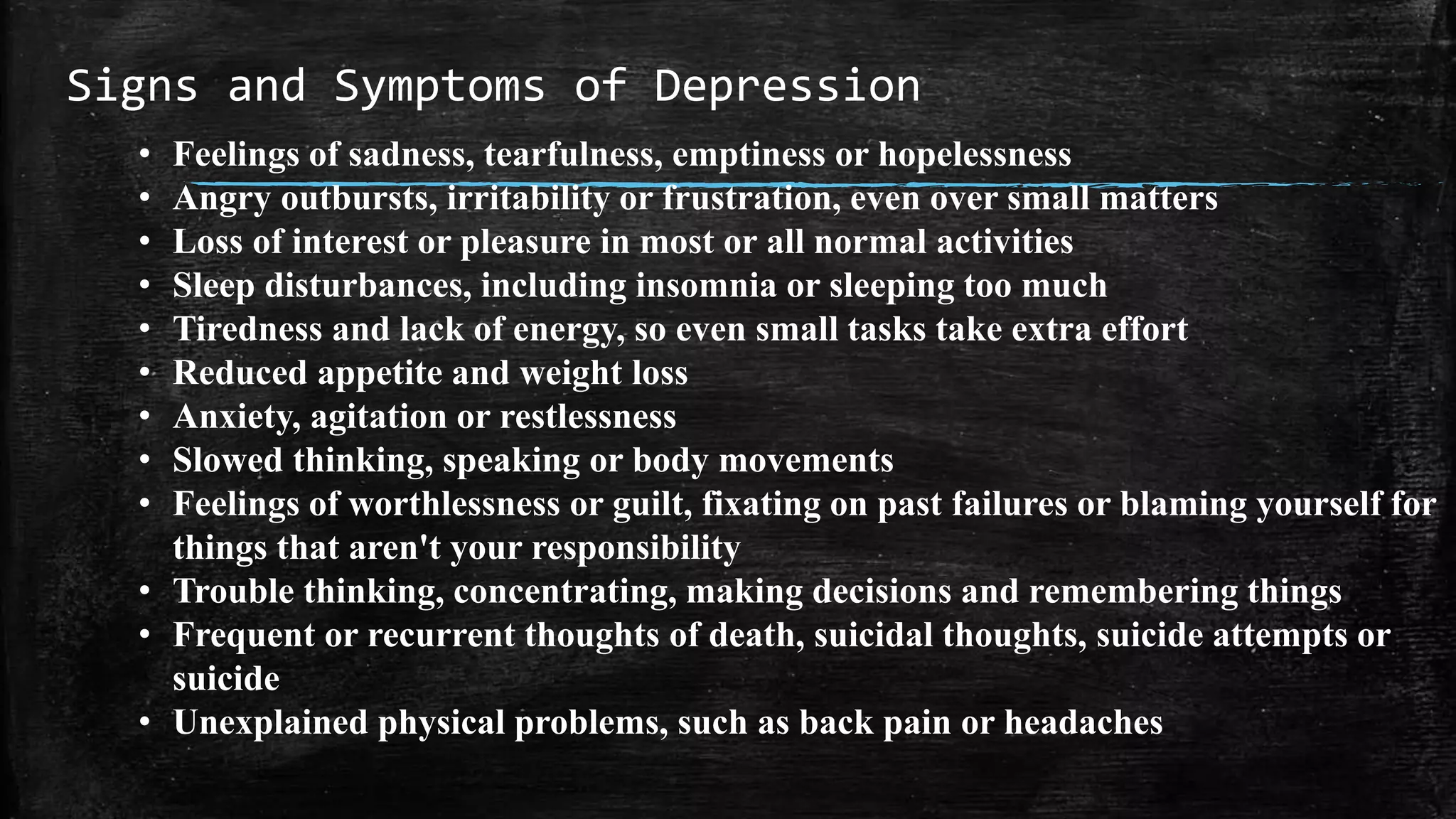 Depression | PPTX