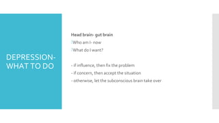 Depression-A new treatment using cognitive principle therapy. | PPT