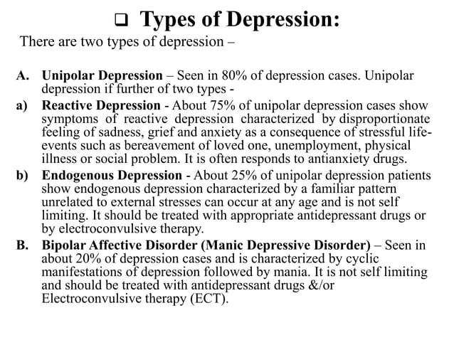 Depression | PPTX | Brain and Nervous System Disorders | Diseases and ...