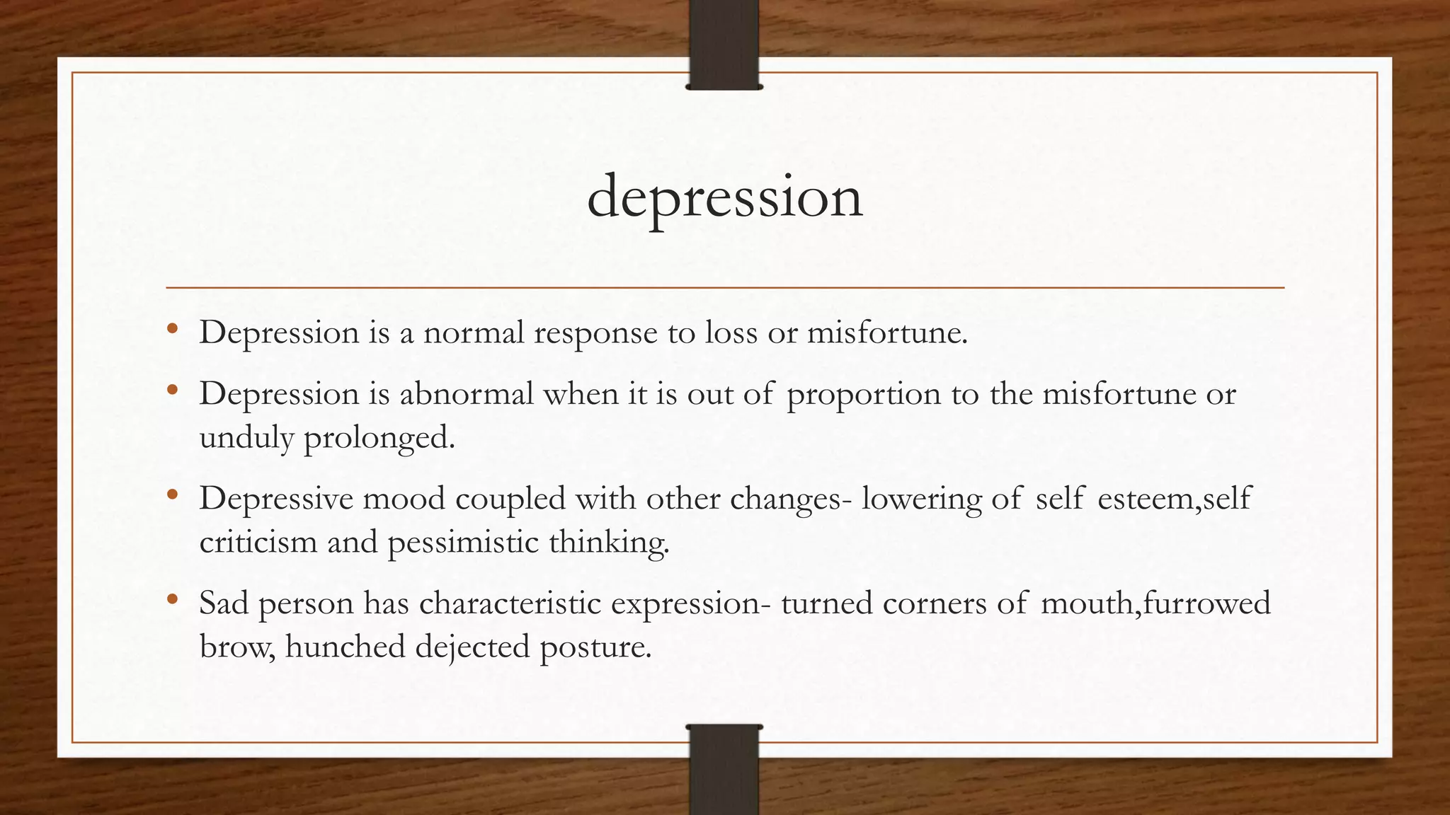 Depression | PPTX