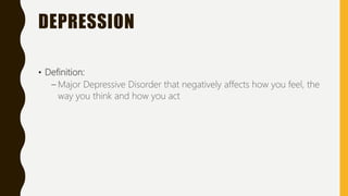 Depression | PPTX