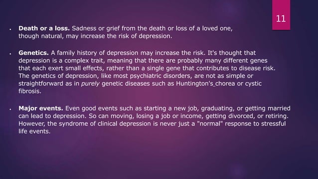Depression | PPTX