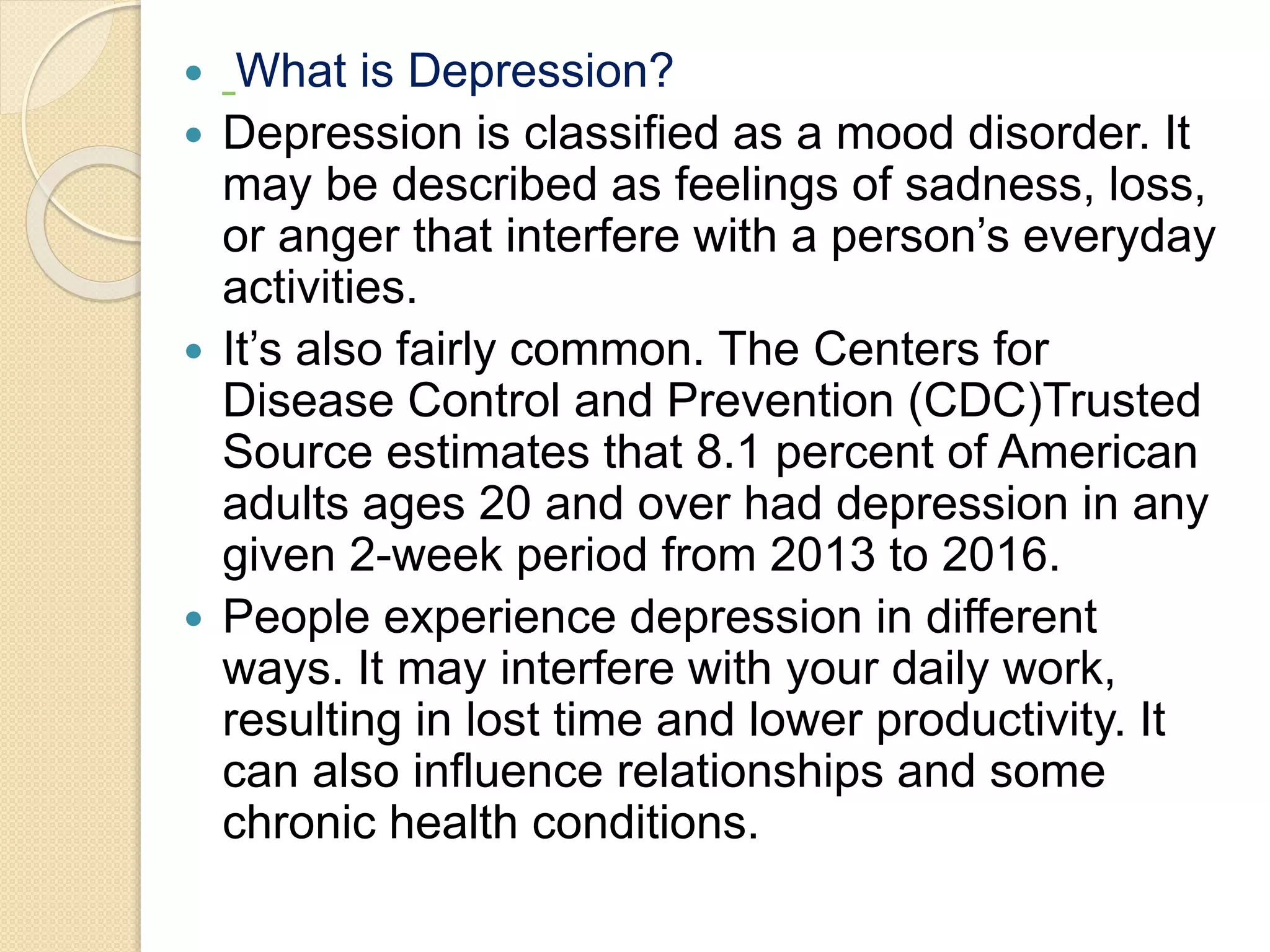 Depression | PPT